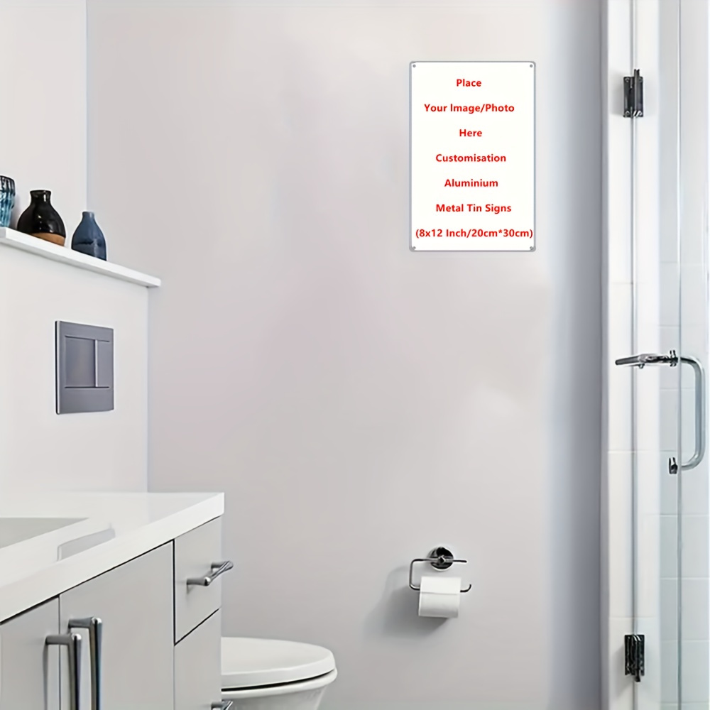 Custom Aluminum Sign Personalized Metal Plaque Street Garage - Temu ...