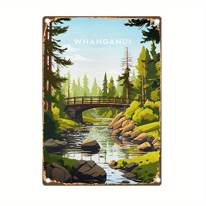 Whanganui National Park Vintage Metal Tin Sign Durable - Temu Canada