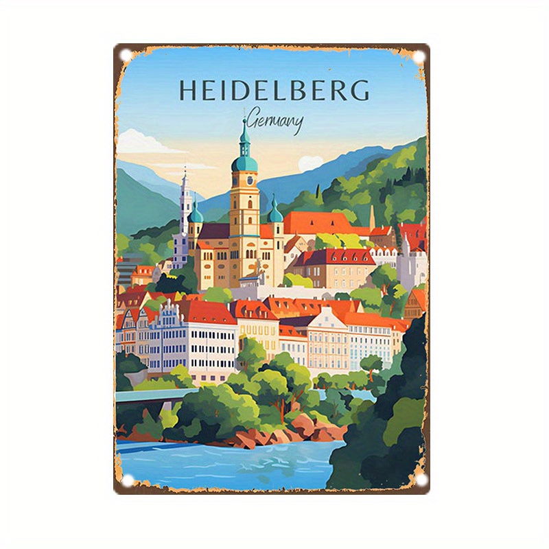 Vintage Aluminium Tin Sign: Germany Pre drilled - Temu Australia
