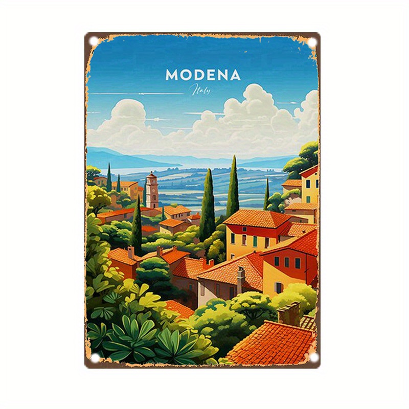 Italy Vintage Tin Sign Waterproof Aluminum Metal Wall - Temu Australia
