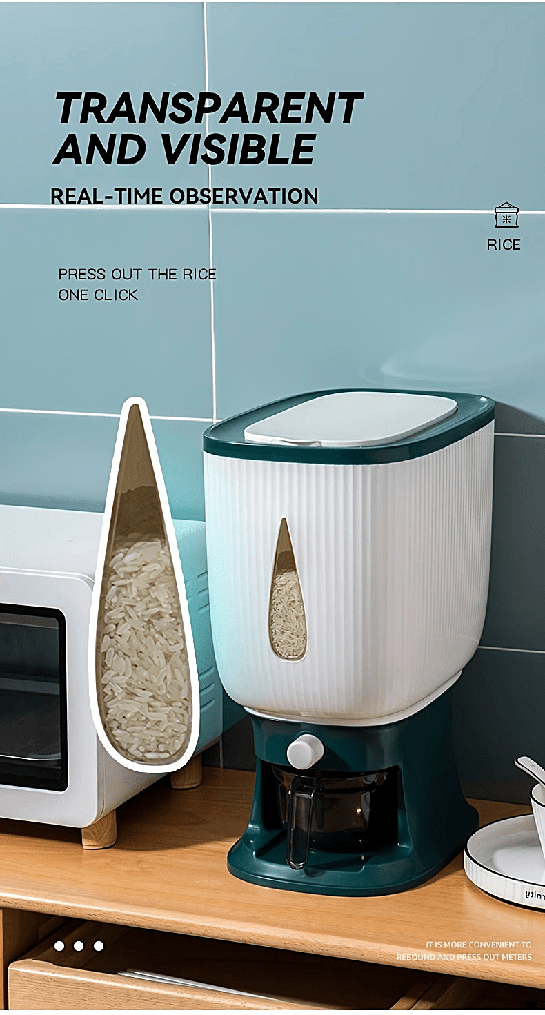 Rice Dispenser Storage Container Sealed - Temu Kuwait