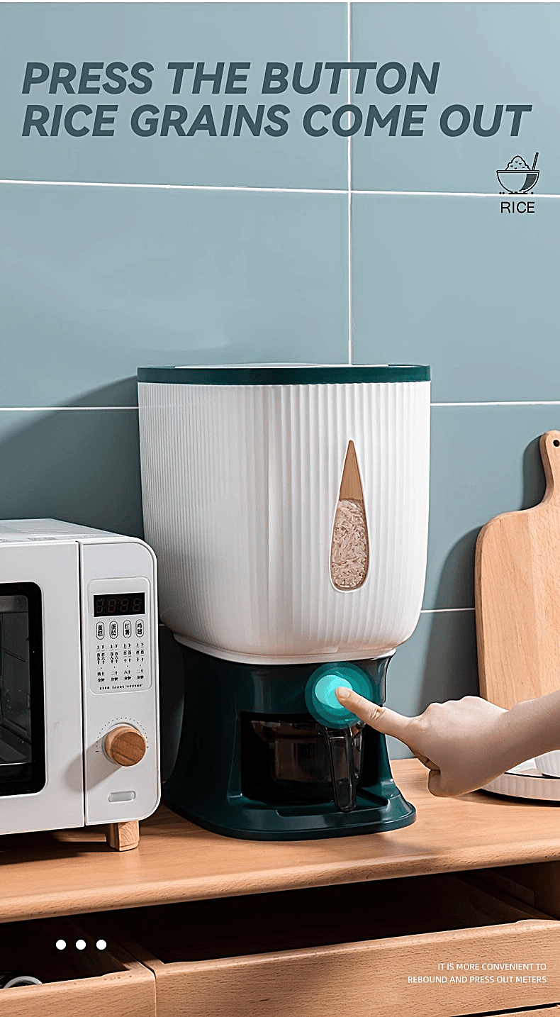 rice dispenser storage container sealed - {region_name}