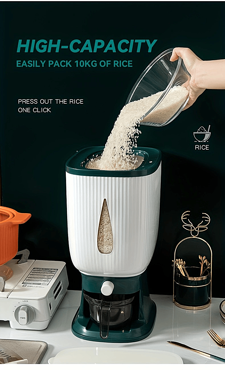 Rice Dispenser Storage Container Sealed - Temu Kuwait