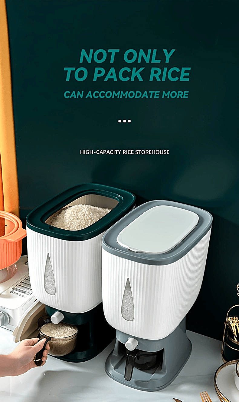 Rice Dispenser Storage Container Sealed - Temu Kuwait