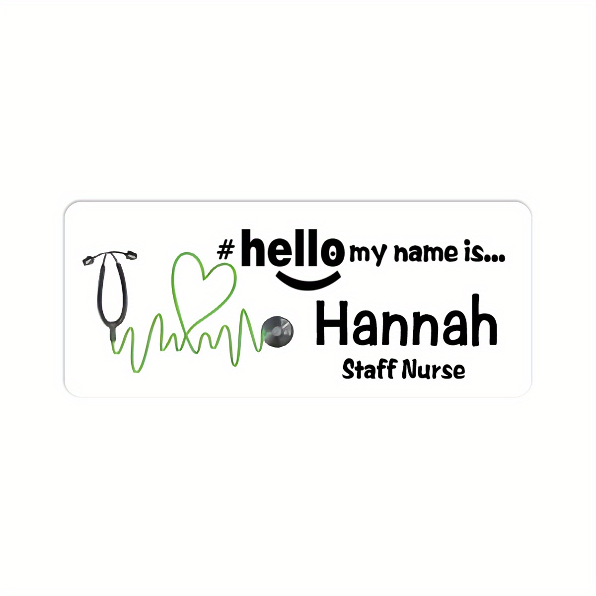 Hello Name Customized Badge Customized Name Tag Customized - Temu Australia