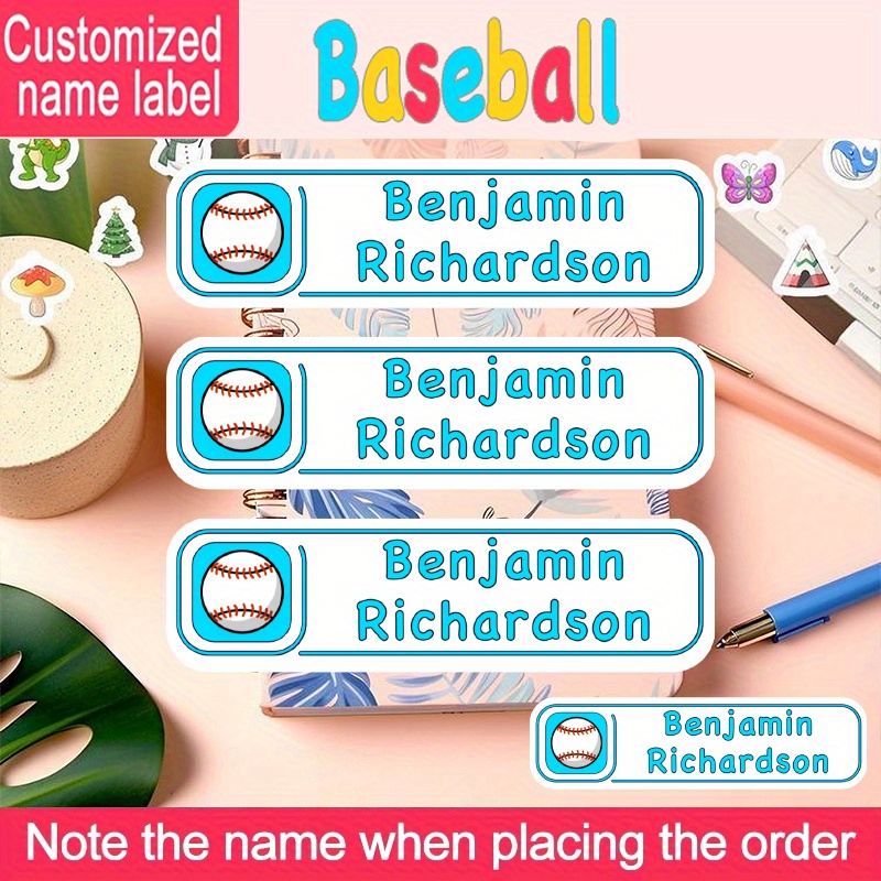 Custom Products Label Large Size Durable Custom Name Sticker - Temu ...