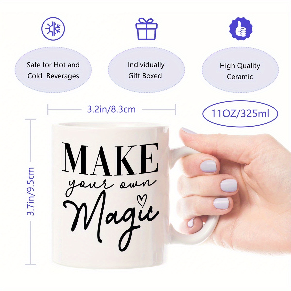 " ceramic coffee mug perfect gift friends season - Temu Australia