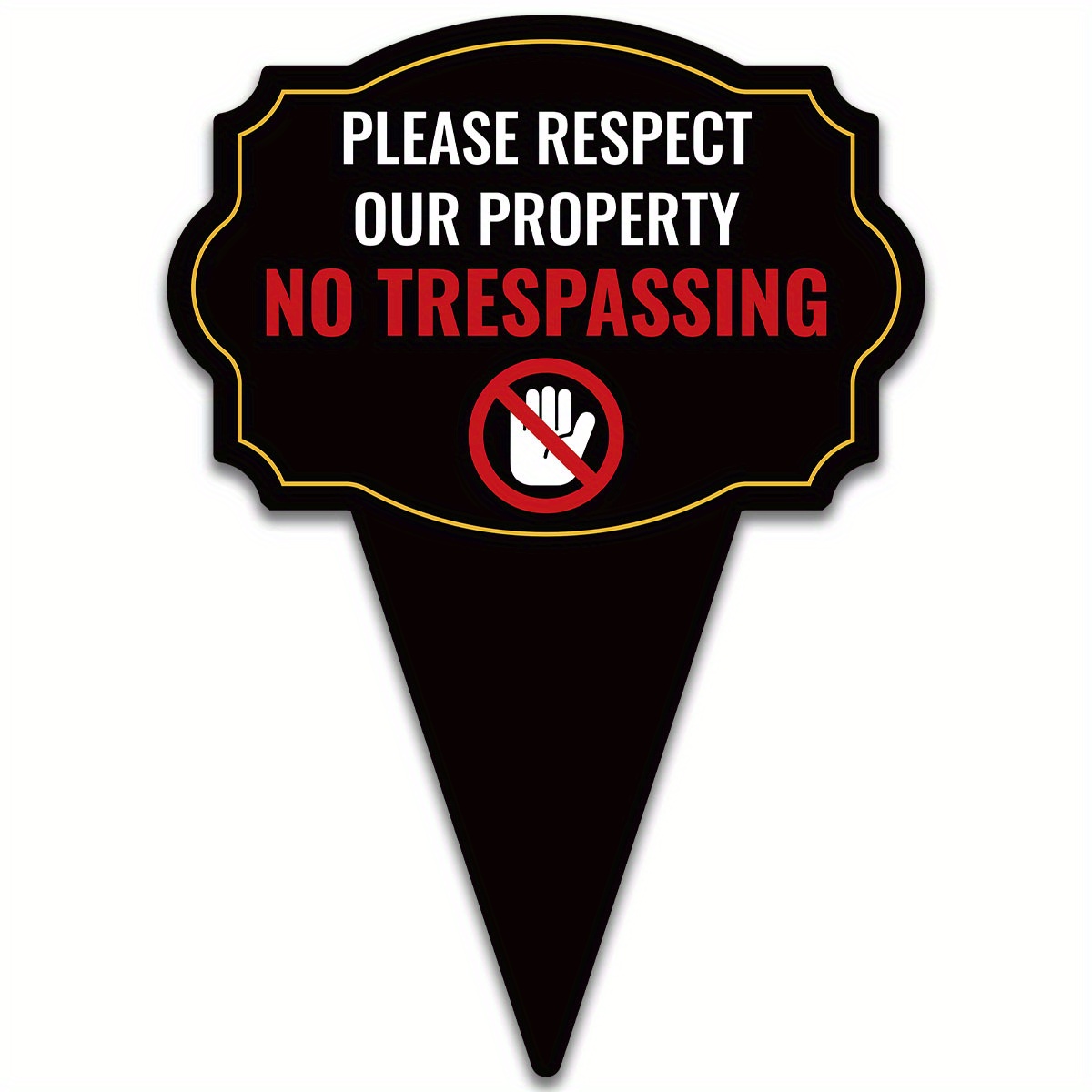 Wooden 'please Respect Property No Trespassing' Sign Ideal - Temu Australia