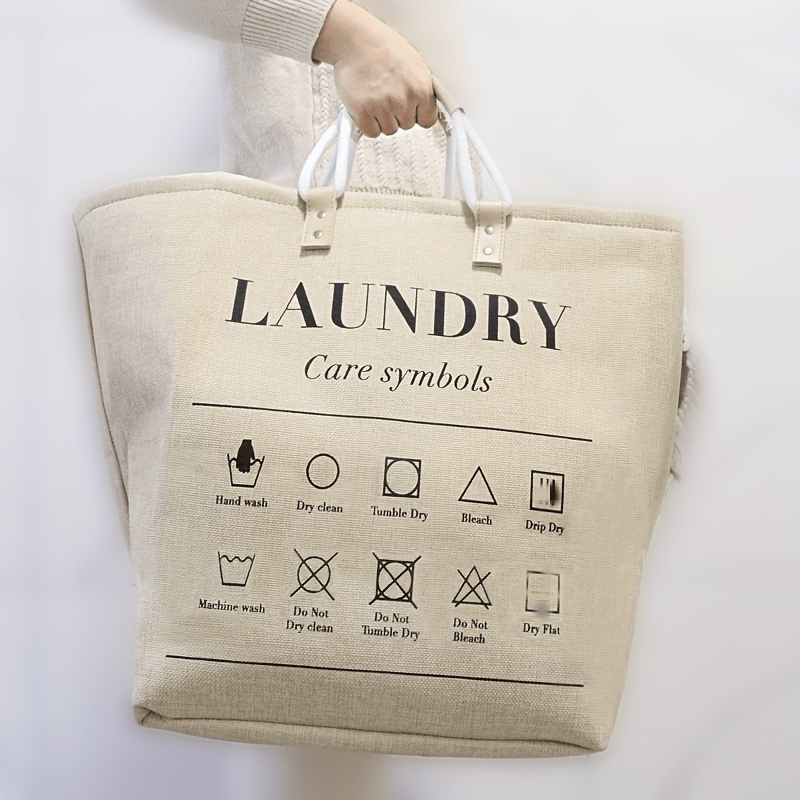 Fabric Washable Laundry Basket Dirty Clothes Storage Basket - Temu ...
