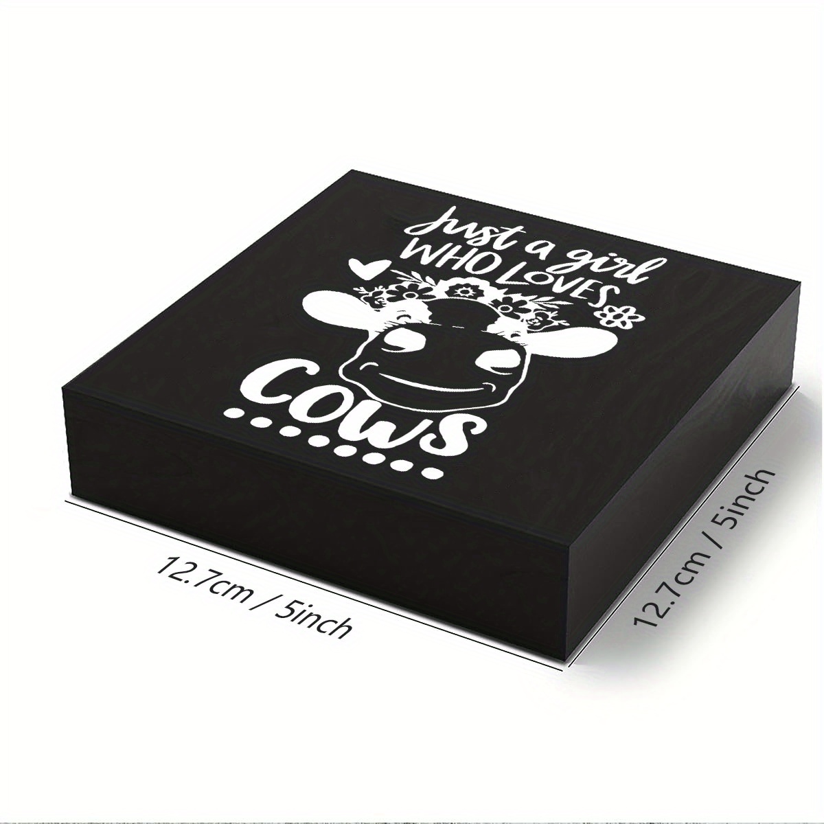 A Girl Love Cows Cow Table Wood Plaque Sign Definition - Temu Mexico