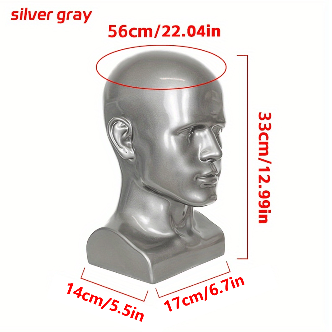 Model Head Pvc Material Model Head Dummy Head Men's Head - Temu United ...