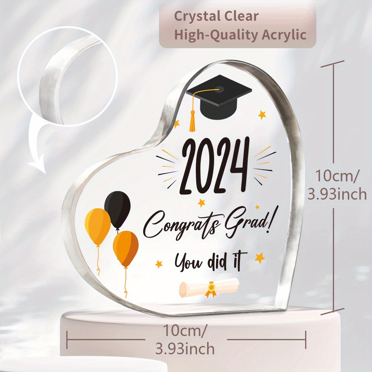 Transparent Acrylic Collectible Figurines Desk Decoration - Temu