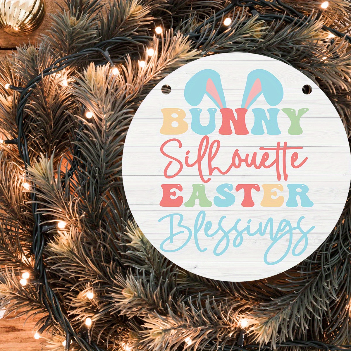 Welcome Easter Bunny Front Door Decor Buffalo - Temu