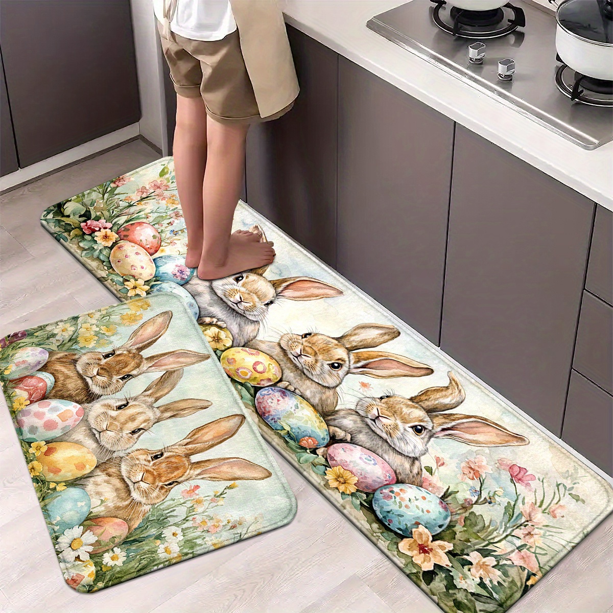easter mat sold on Temu United States