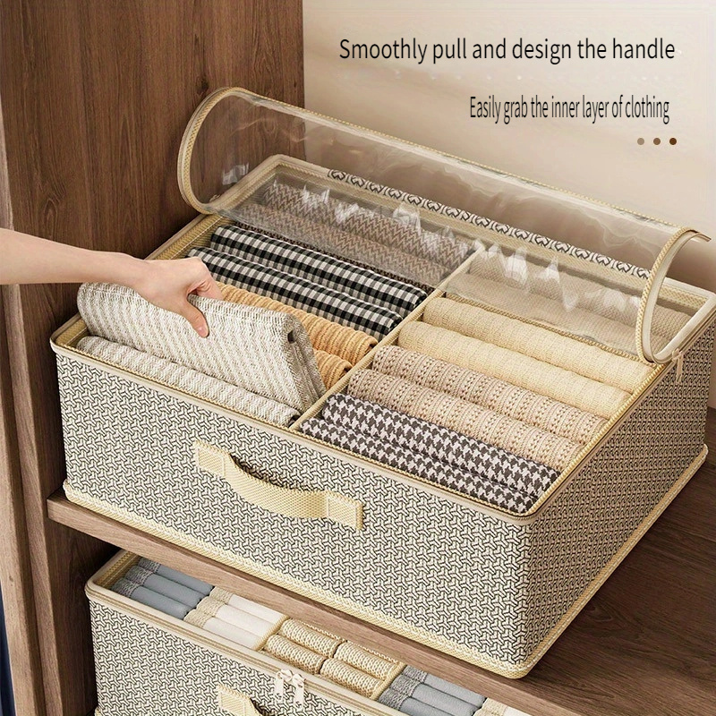 Modern Non woven Fabric Storage Box Zipper Stackable - Temu