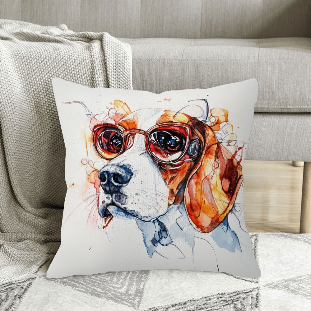 1 ชิ้น ปลอกหมอนพิมพ์สองด้านลาย Beagle Things ขนาด 18x18 นิ้ว - Temu ...