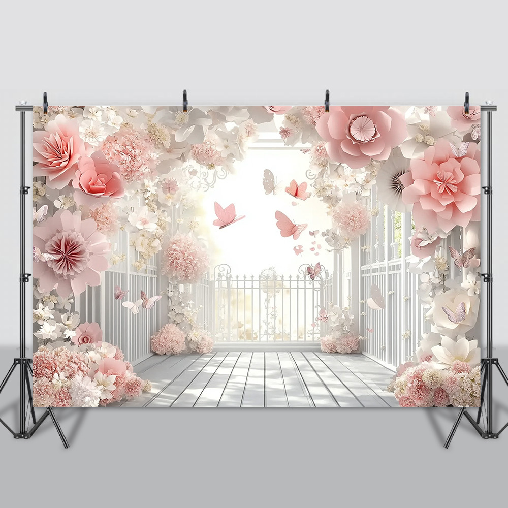 Versatile Floral Wedding Arch Banner Perfect - Temu