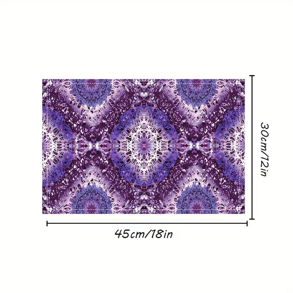 Plum Pool Mandalas Table Decoration Mat Coffee - Temu