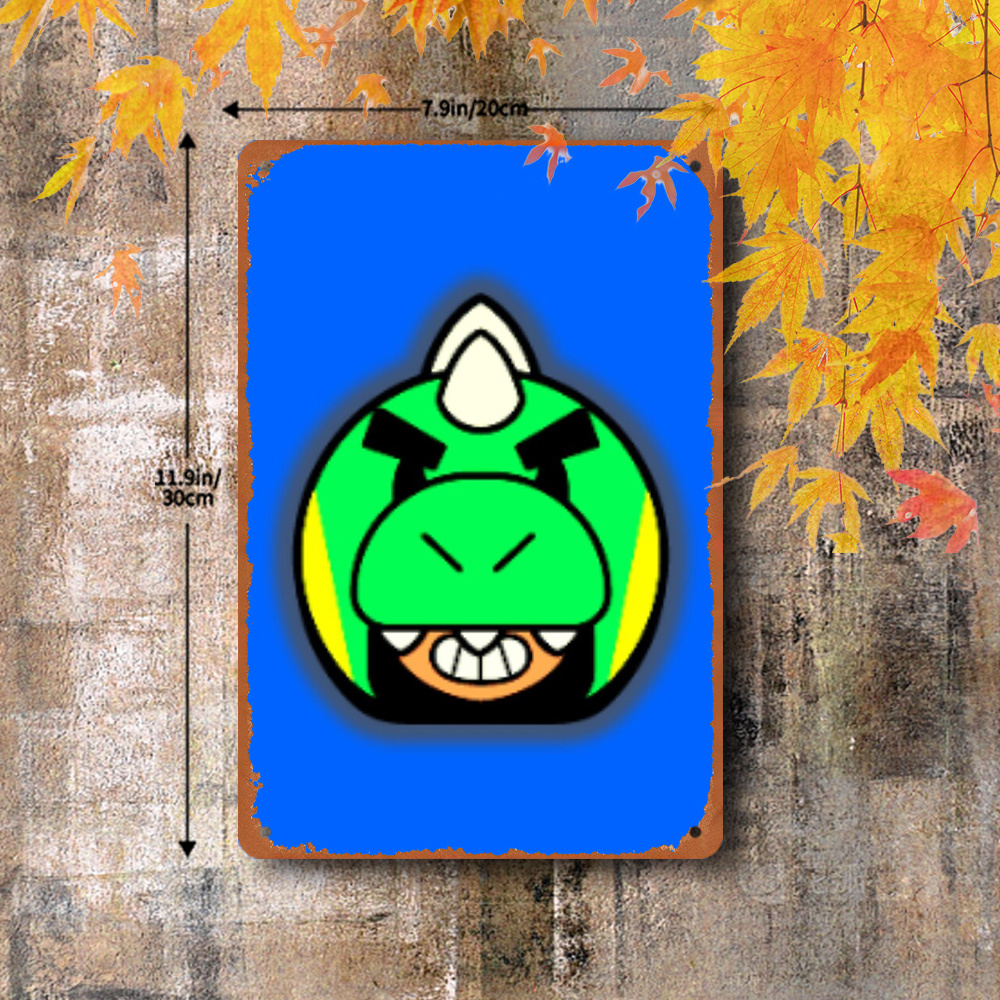 Dino lion Vintage Metal Tin Sign Funny Artwork Poster Home - Temu