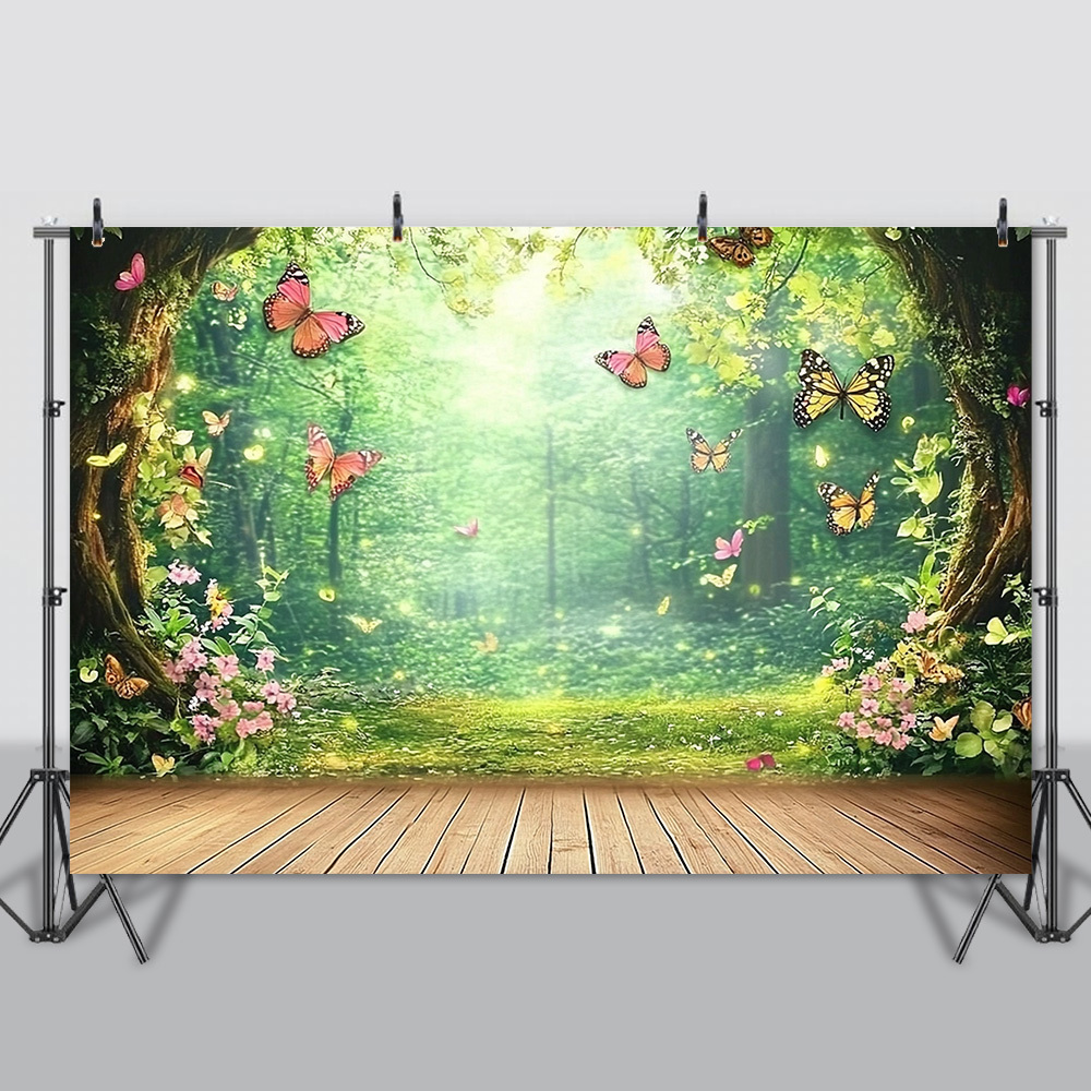 Forest Banner Polyester Perfect - Temu