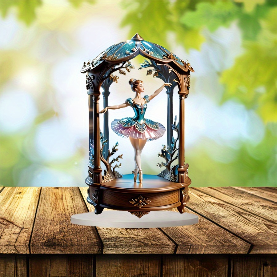 Vibrant Ballet Dancer Acrylic Statue Office - Temu