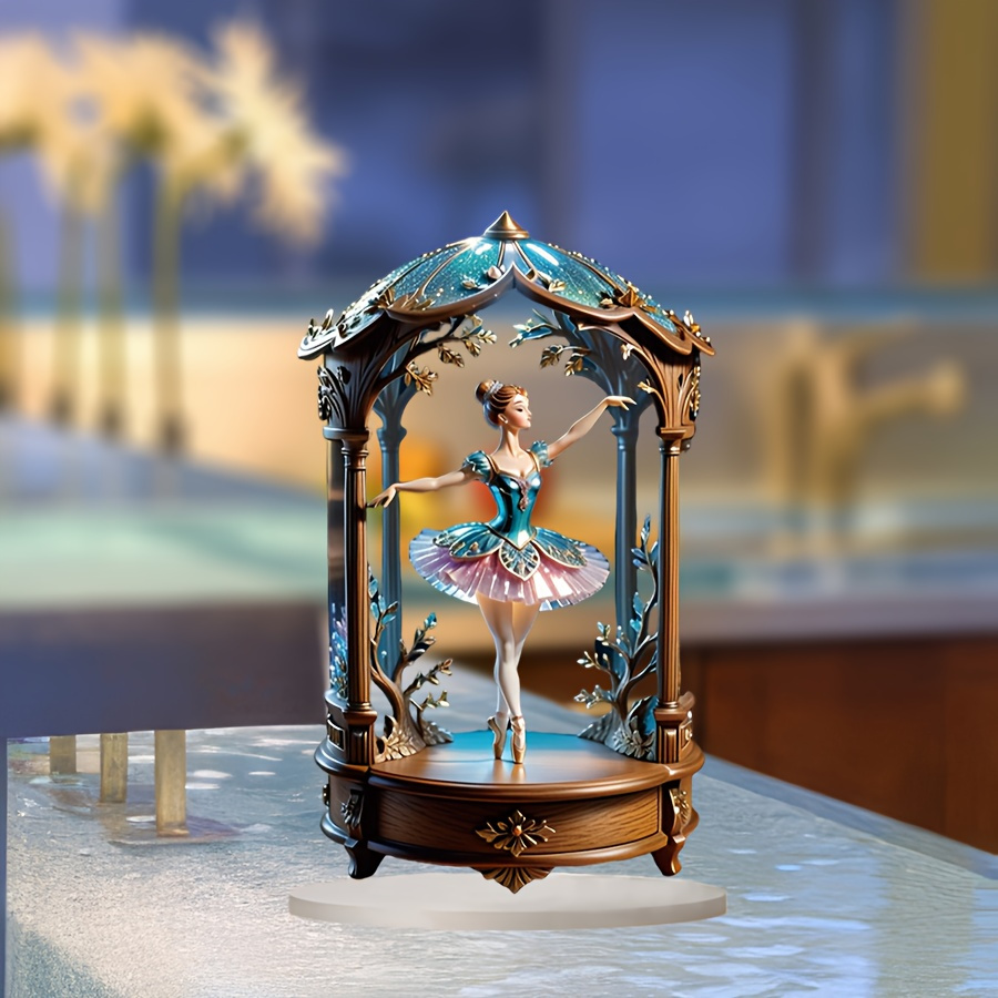 Vibrant Ballet Dancer Acrylic Statue Office - Temu