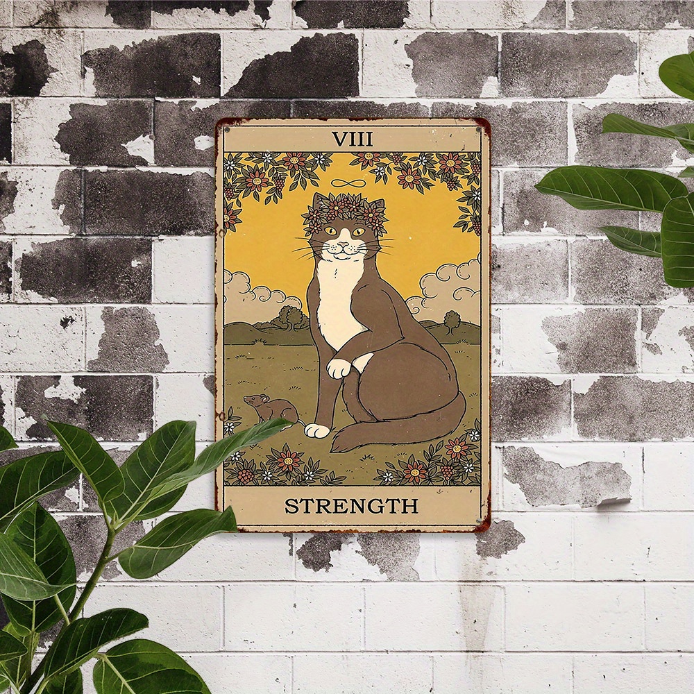 Vintage Strength Tarot Card Art Print Iron Pre drilled - Temu United ...