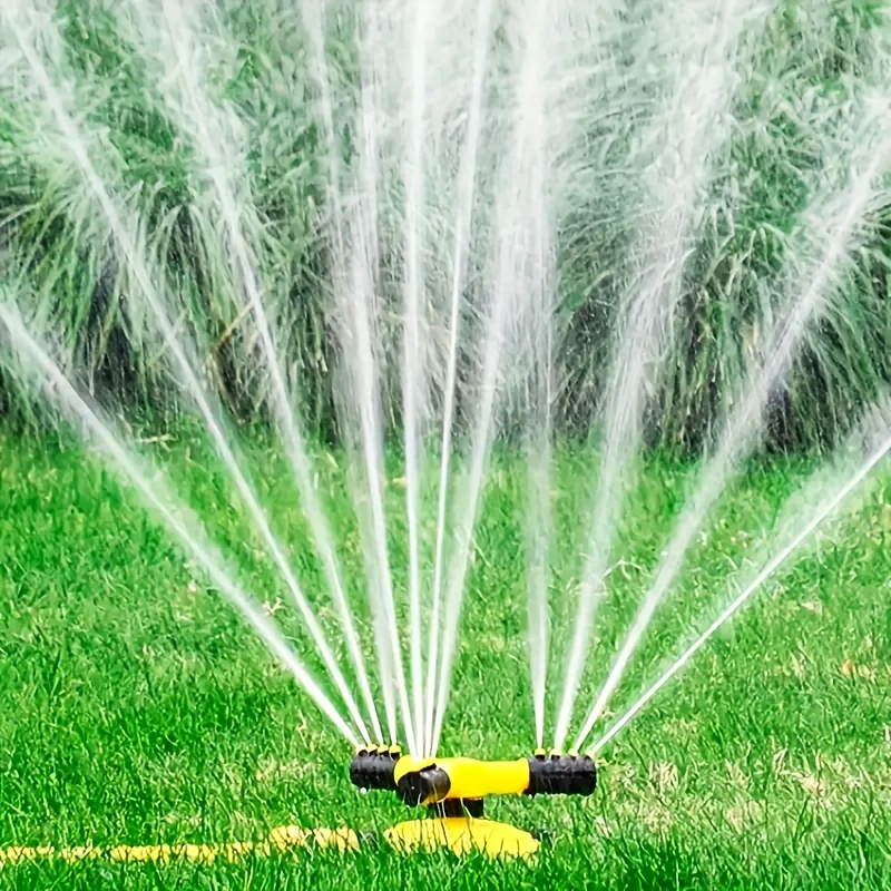 Rotating Lawn Sprinkler 3 Adjustable Arms - Temu