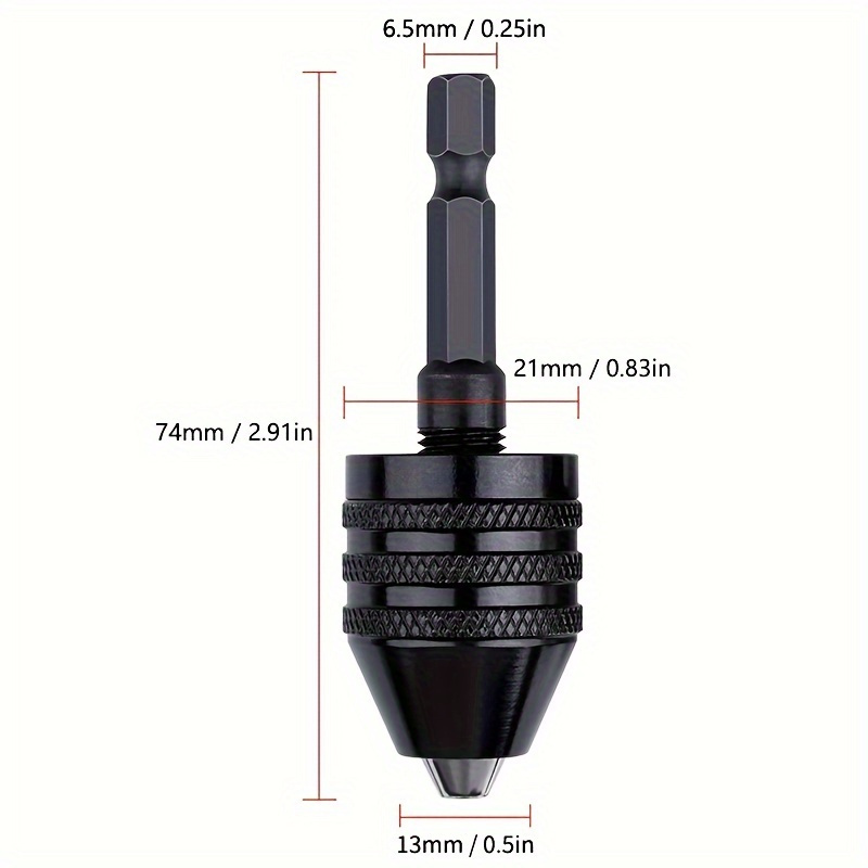 Keyless Drill Chuck Adapter Hex Shank Converter - Temu