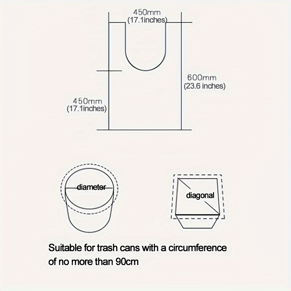 Disposable Garbage Bags Thickened Garbage Bags Handles - Temu