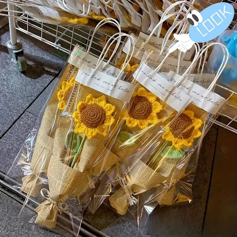 수제 크로셰 부케 선생님 사랑하는 사람을 위한 완벽한 선물 어머니의 날 간호사의 날 졸업식에 이상적 Temu Korea