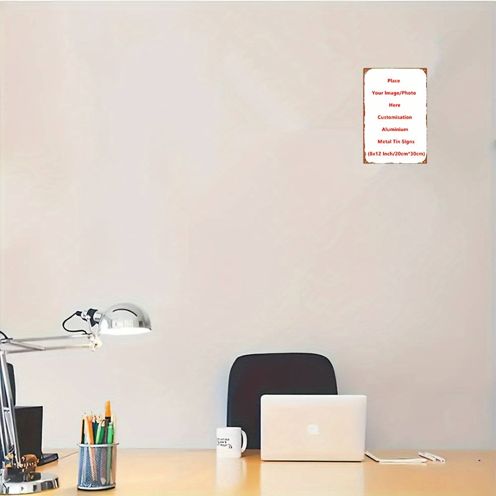 Custom Aluminum Metal Tin Sign - Personalize With Your Own Image ...