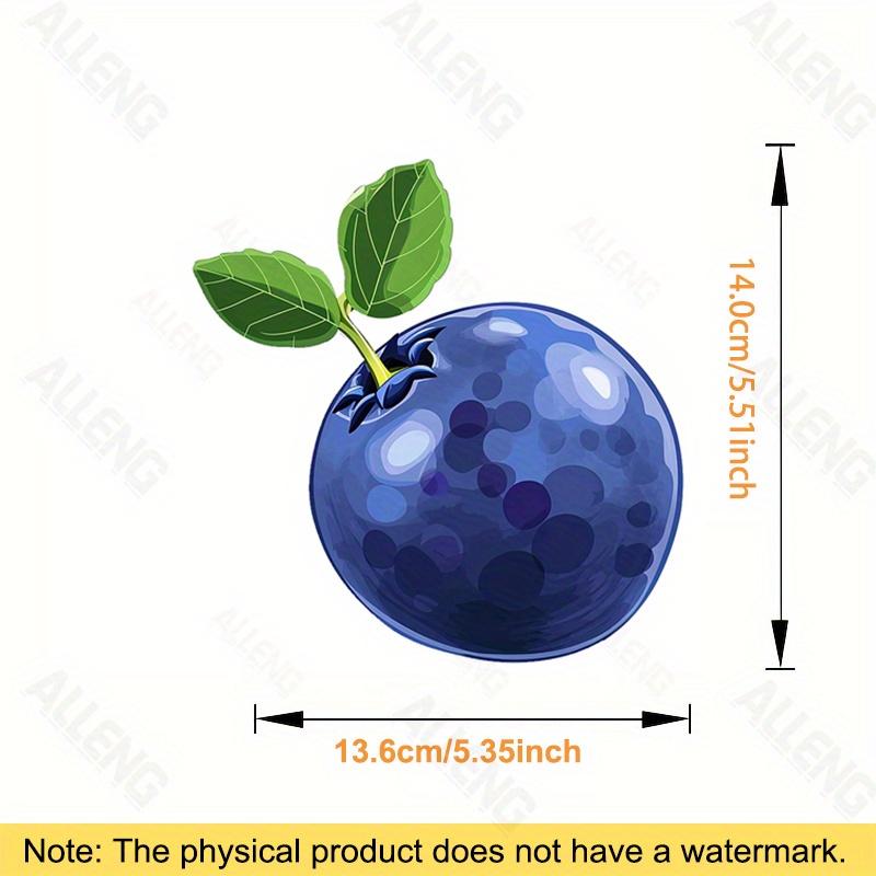 Colorful Blueberry Vinyl Decal Self - Temu