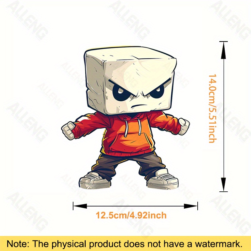 Angry Toast Vinyl Decal High quality Pvc Sticker - Temu