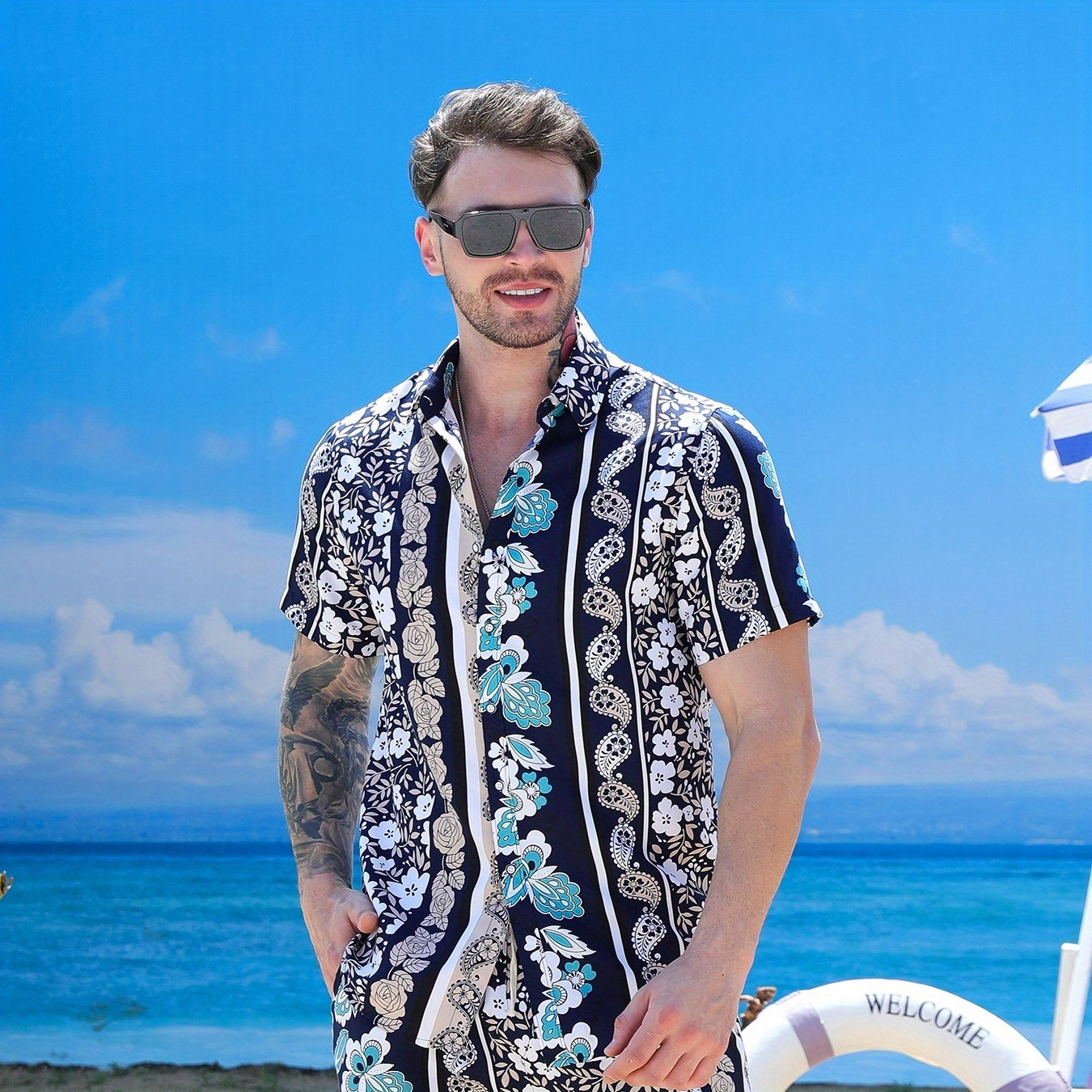 Casual Permeable Men's Zip Lapel Tracksuit - Temu