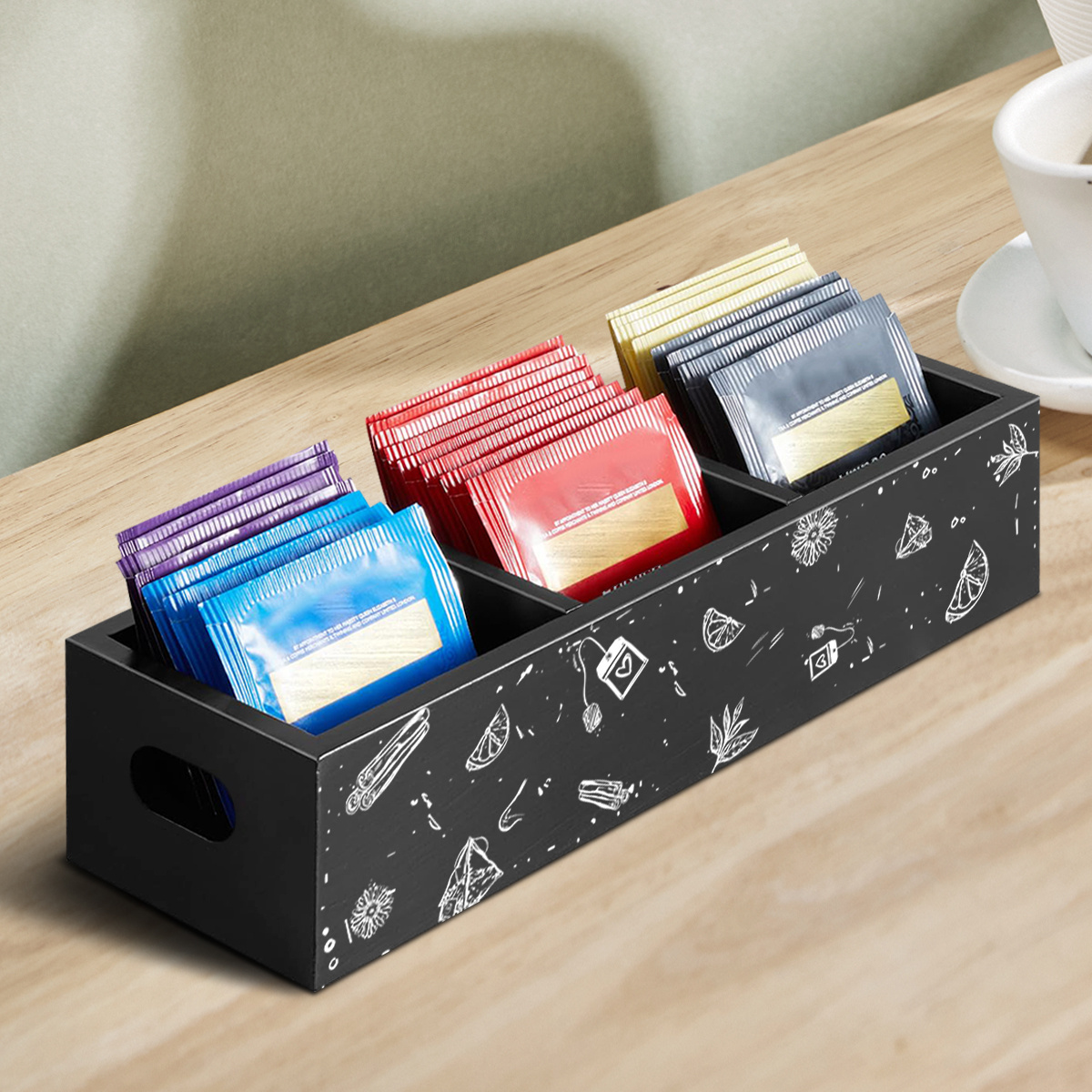 tea bag organiser sold on Temu Australia