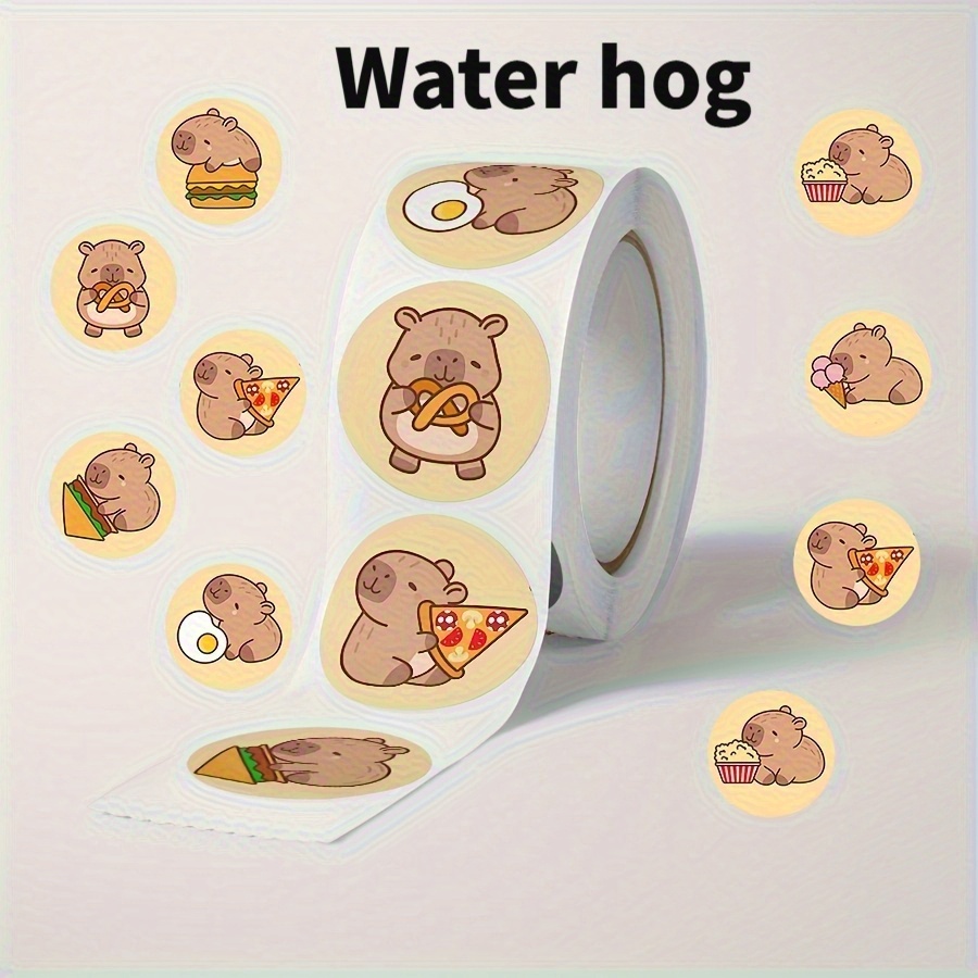 cute capybara sticker sold on Temu United States