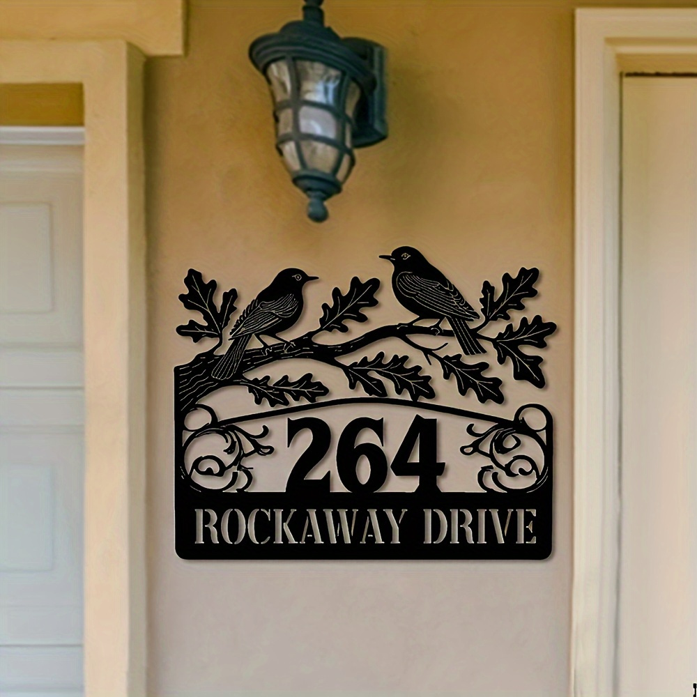 house name signs sold on Temu Canada