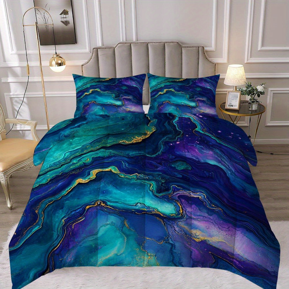 purple bedding sets sold on Temu United States