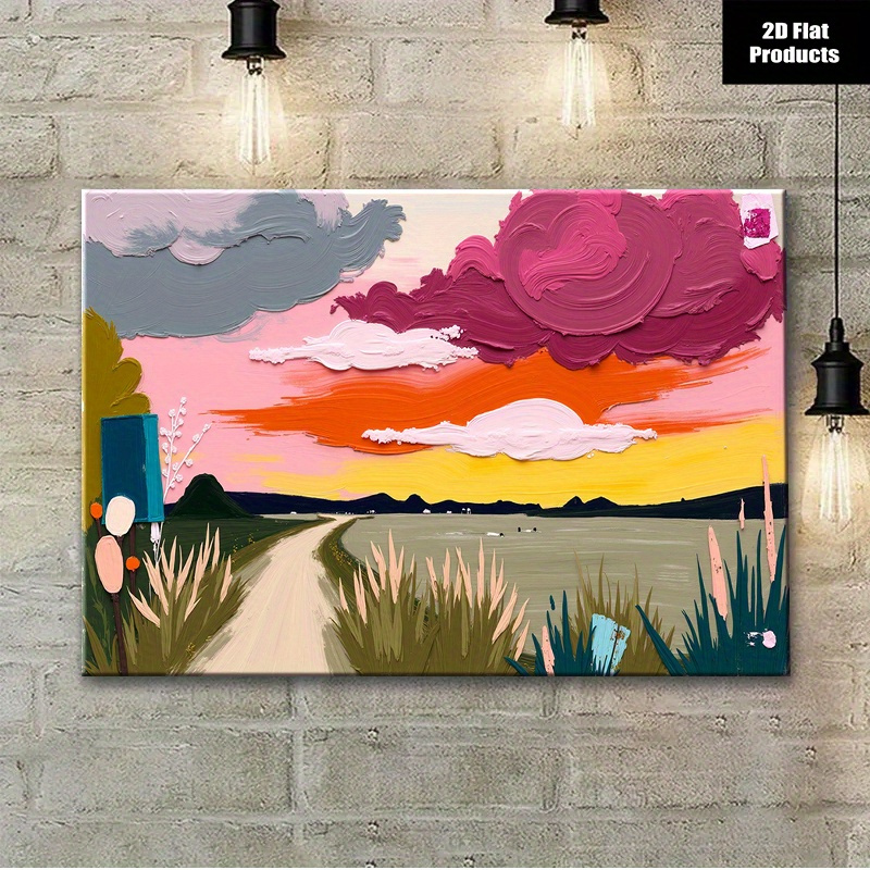 large landscape wall art sold on Temu United States