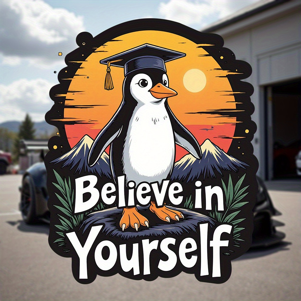 positive penguin sold on Temu Australia