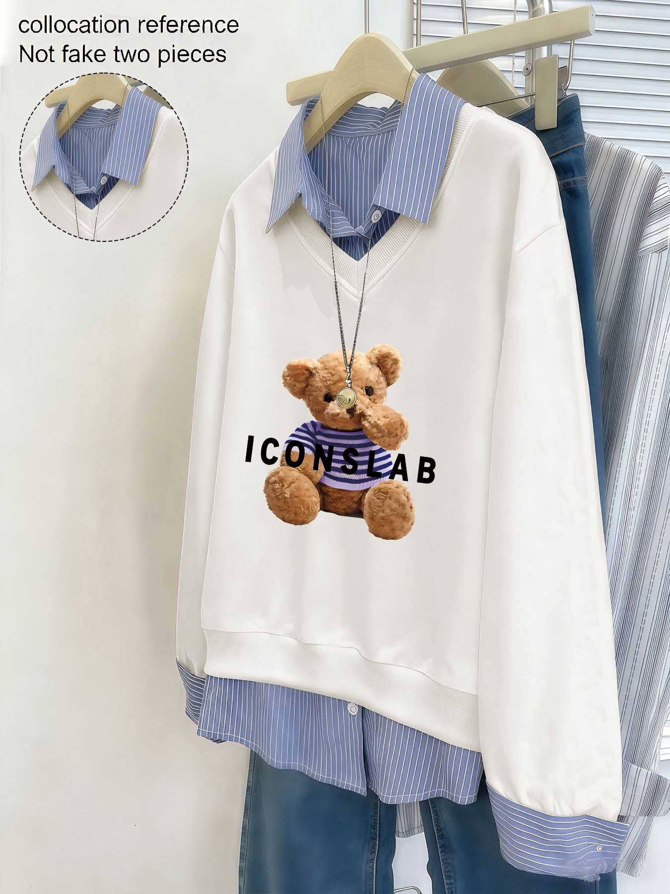 preppy sweatshirts for kids sold on Temu United States