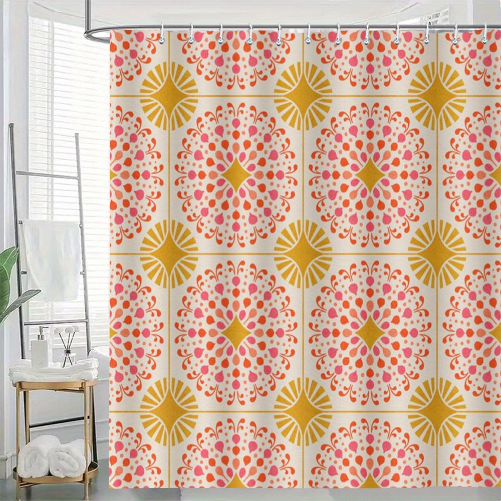 boho shower curtains sold on Temu United States