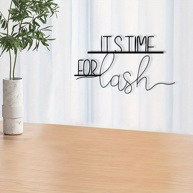 lash wall decor sold on Temu United States