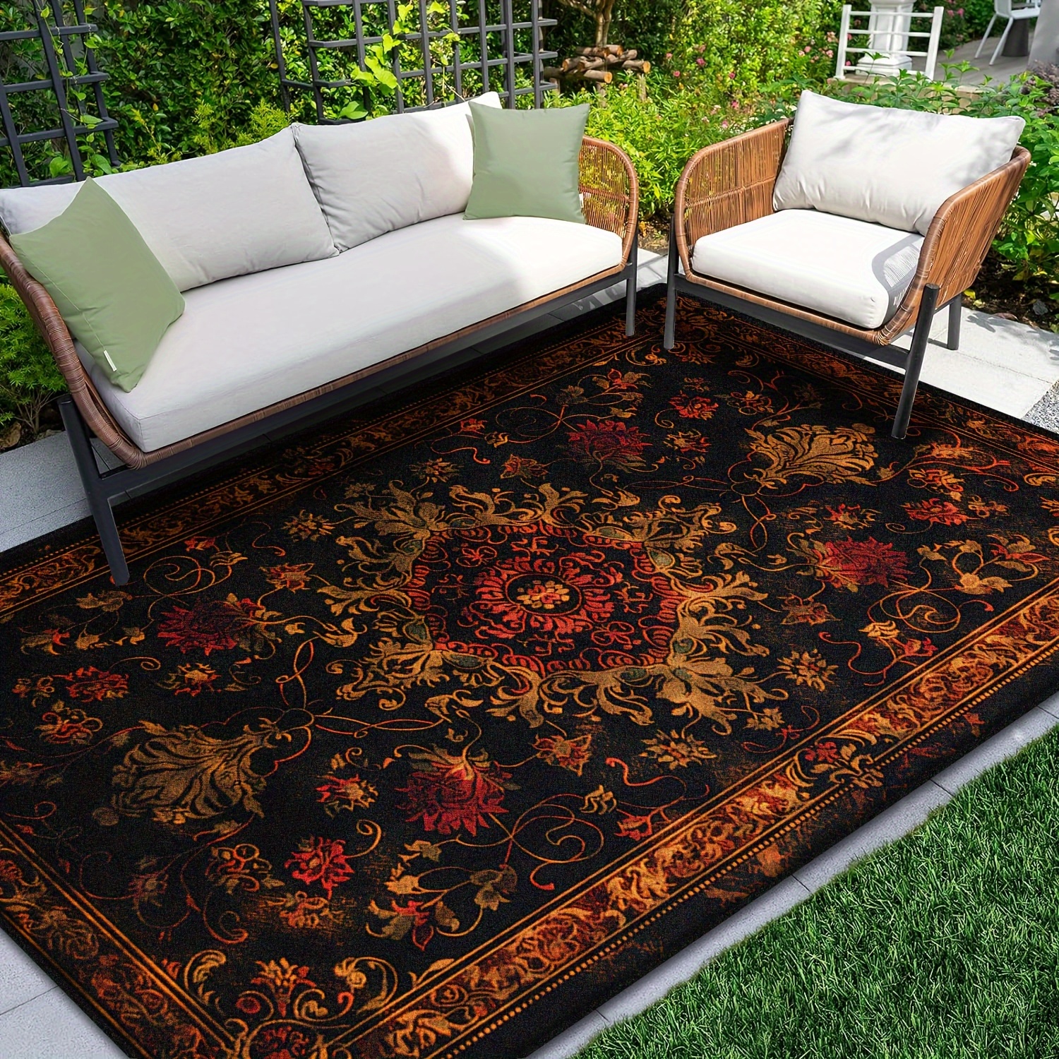 bohemian floor rugs sold on Temu Australia