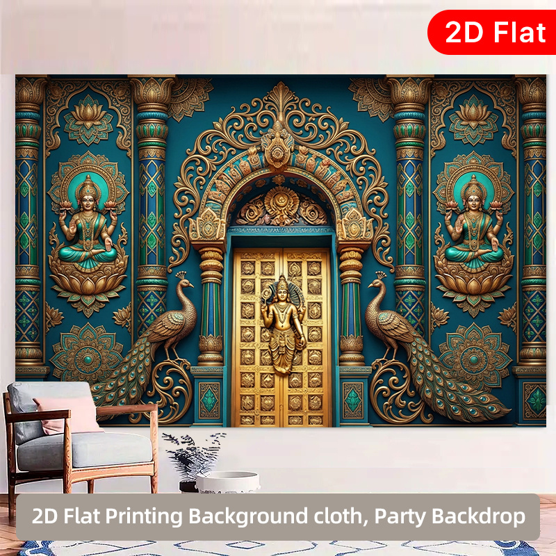indian backdrops sold on Temu United States