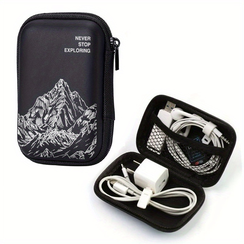 travel electronic cable organizer sold on Temu United States