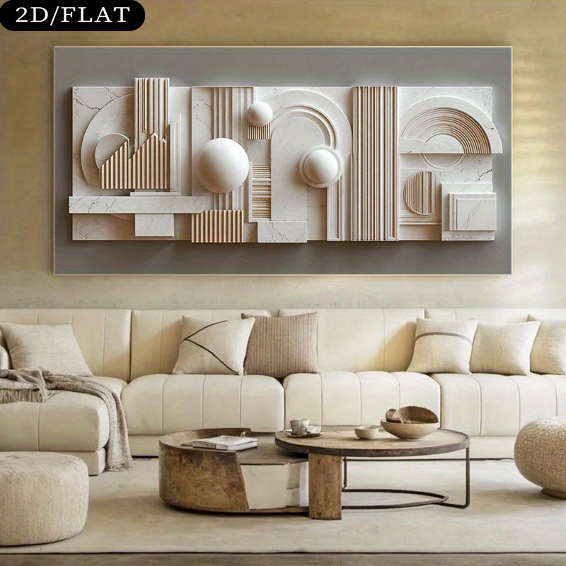 large abstract art sold on Temu United States