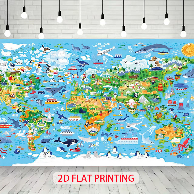 world map sold on Temu New Zealand
