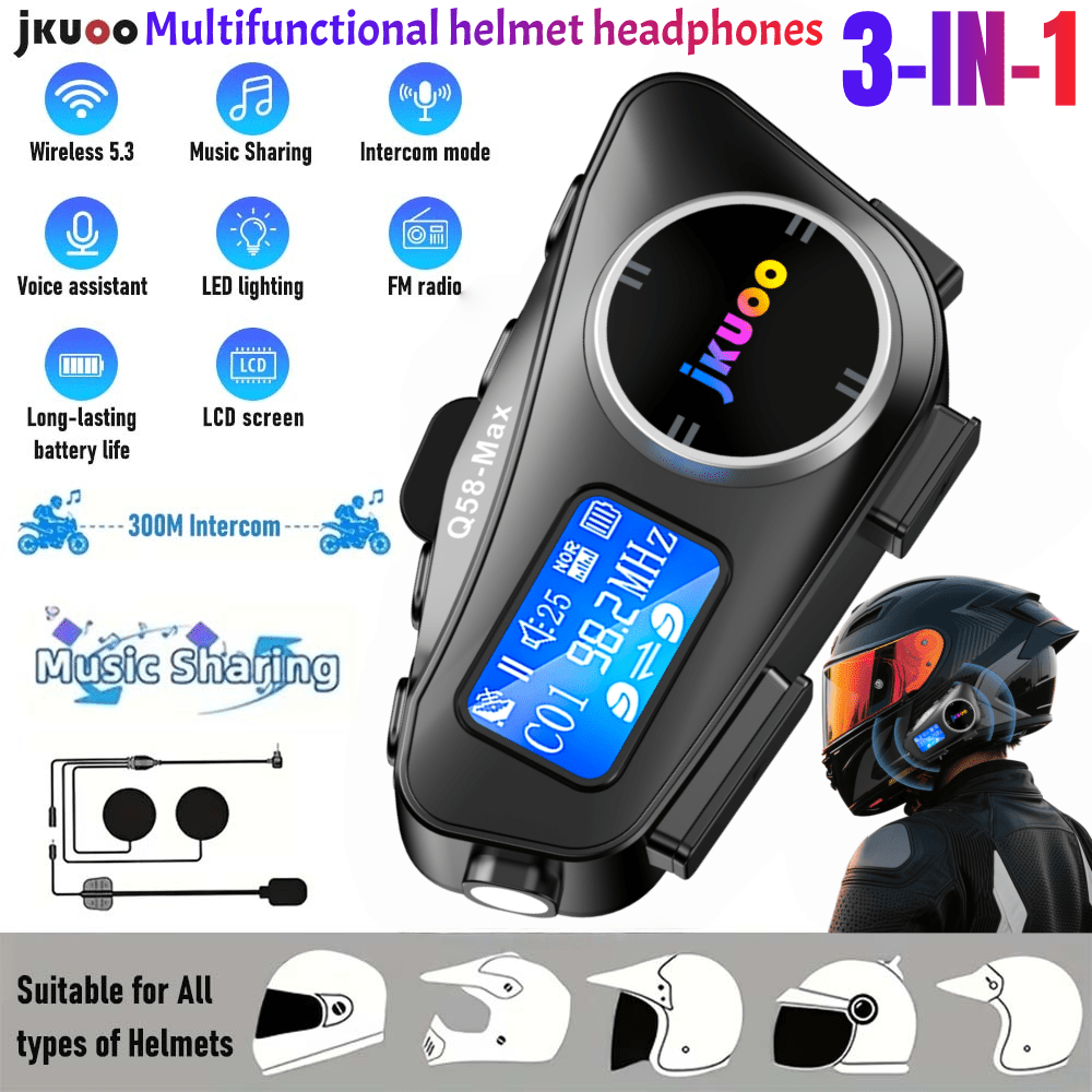 motorcycle intercom systems sold on Temu United States